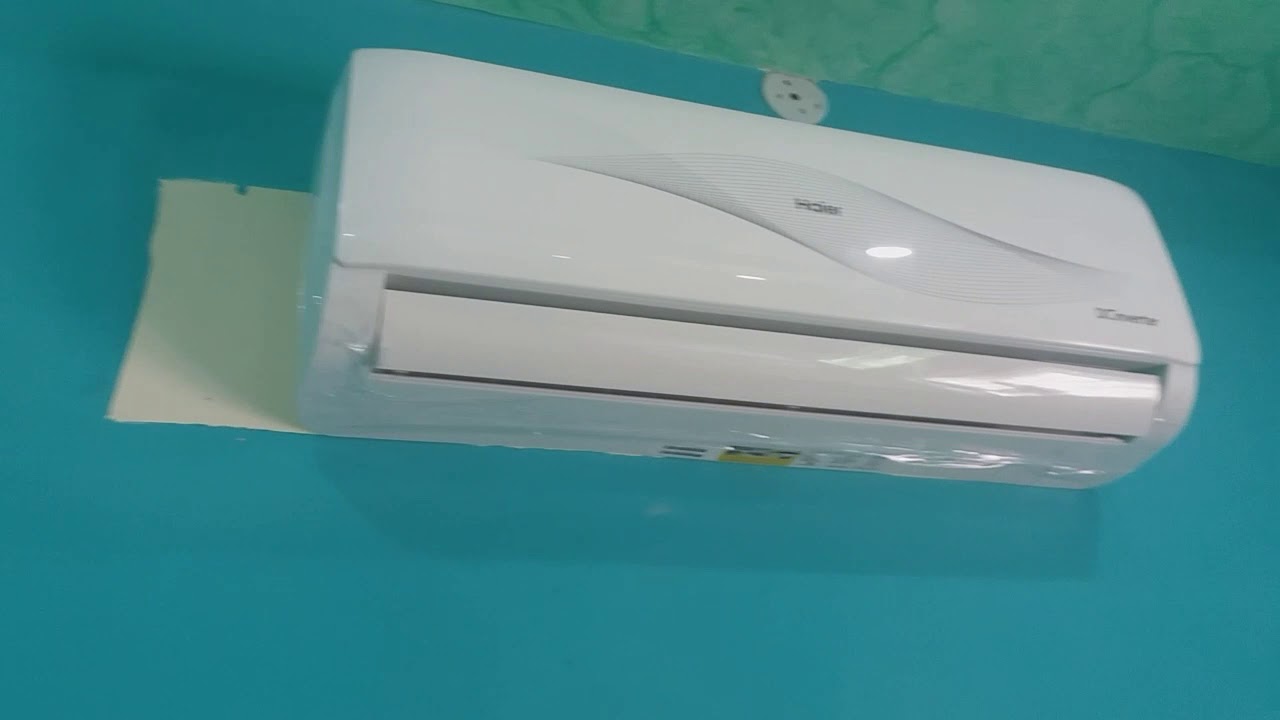 Haier Ac full installation | Unboxing + Fitting - YouTube