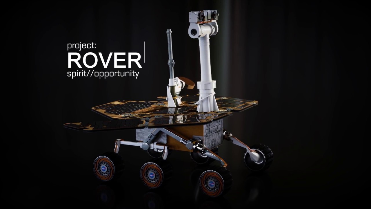 ROVER 3D Model (Cinema4D + Octane) - YouTube