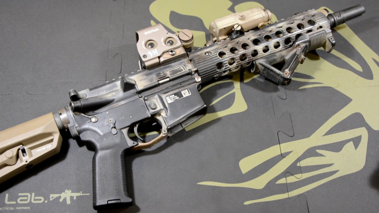 Tokyo Marui MWS SF Troy 10.3 Build - YouTube