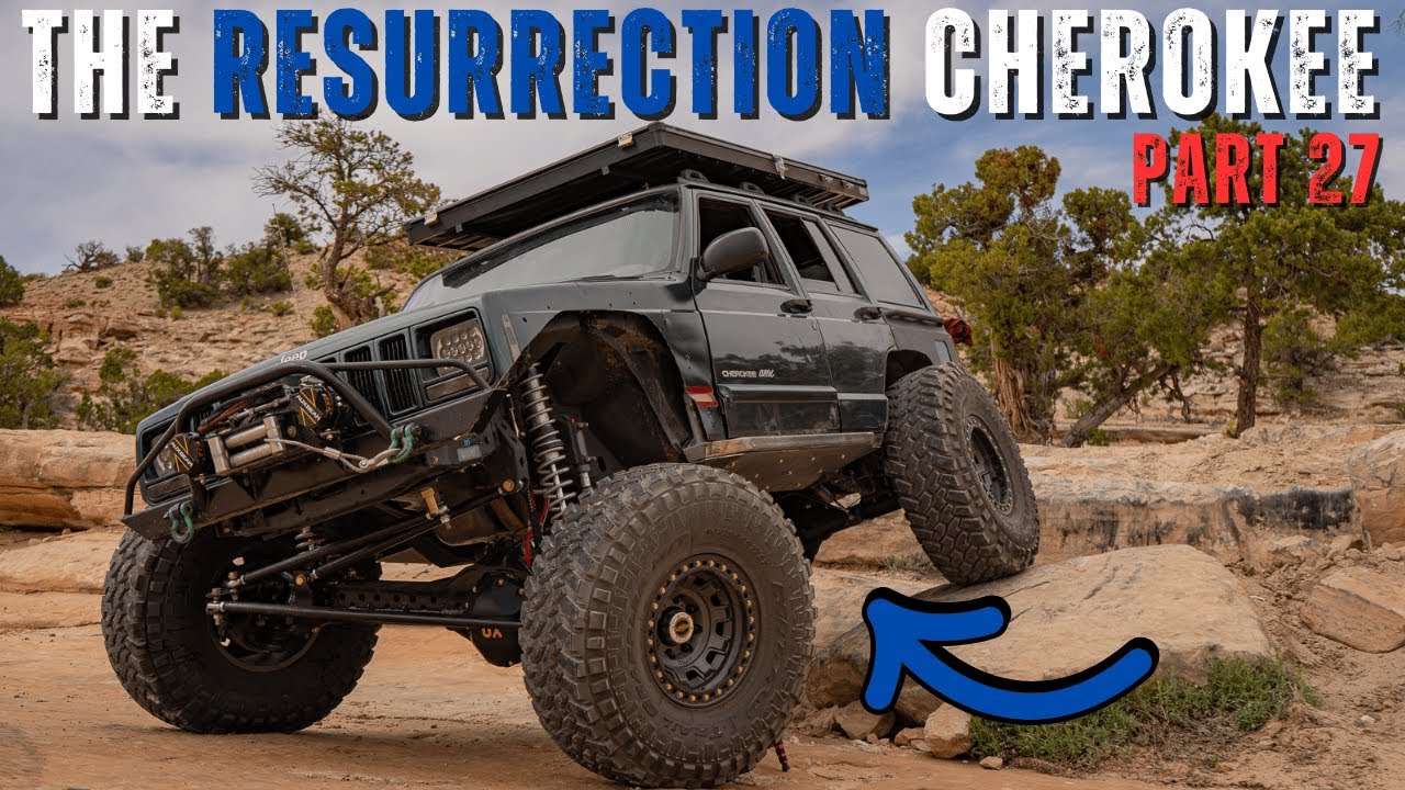 I took my One Ton Swapped Jeep Cherokee XJ On It's First "Trail" - YouTube
