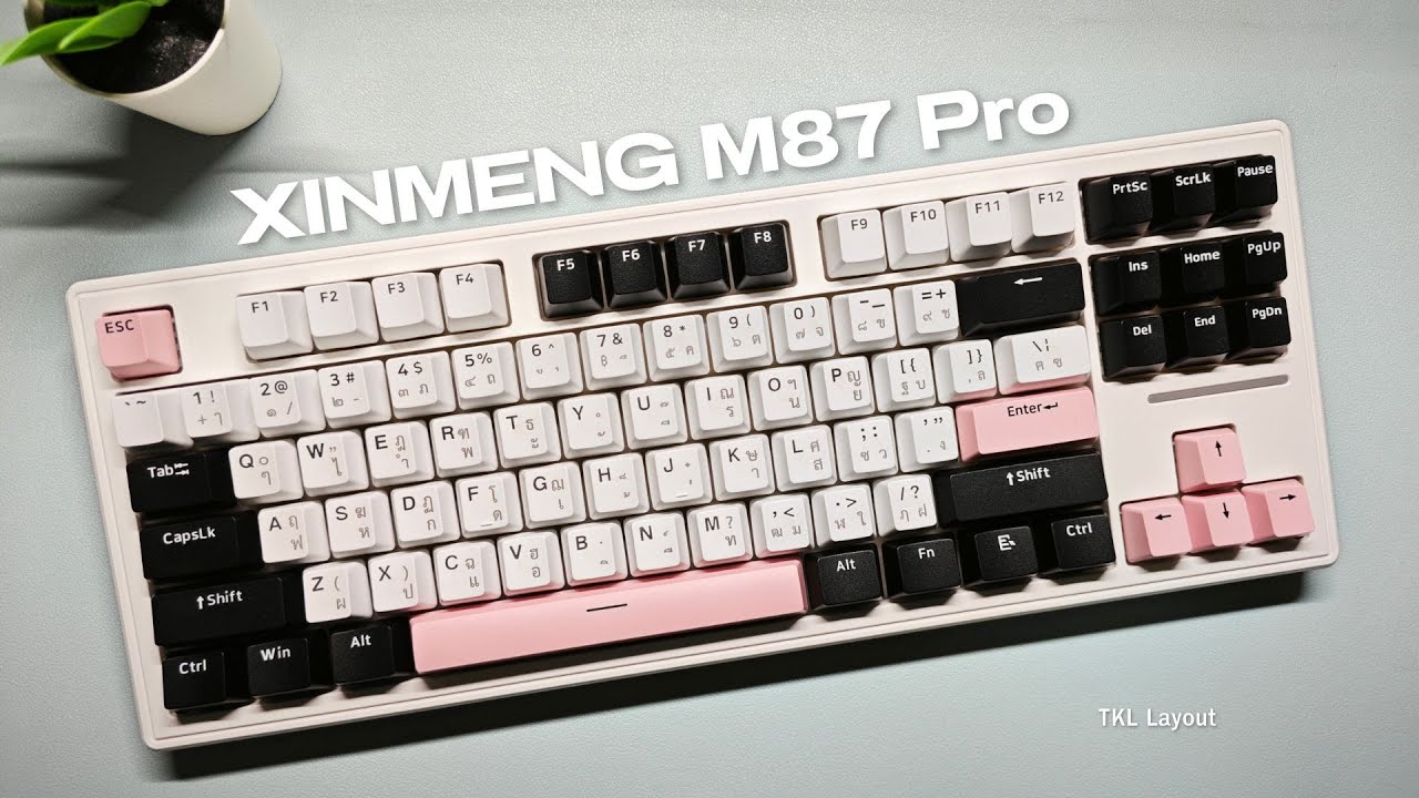 รีวิว Xinmeng M87 Pro คีย์บอร์ดที่มาพร้อมกับ Layout แบบ TKL ม็อตโฟมมา ...