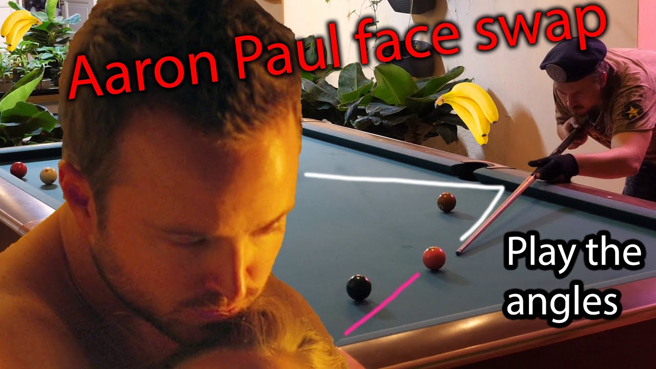 Play the angles in pool, how to make it easy, Aaron Paul deepfake - YouTube