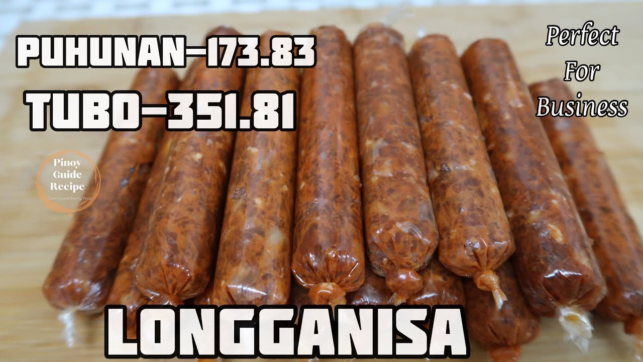 PERFECT LONGGANISA|| Skinless Longganisa || Pangnegosyo - YouTube