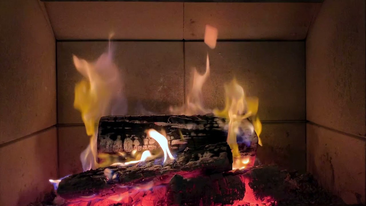 🔥 Vrai feu de cheminée Full HD - YouTube