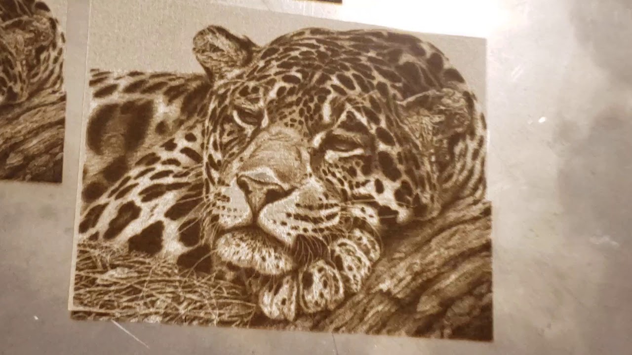 High resolution photo laser etching on stainless steel done on the QM ...