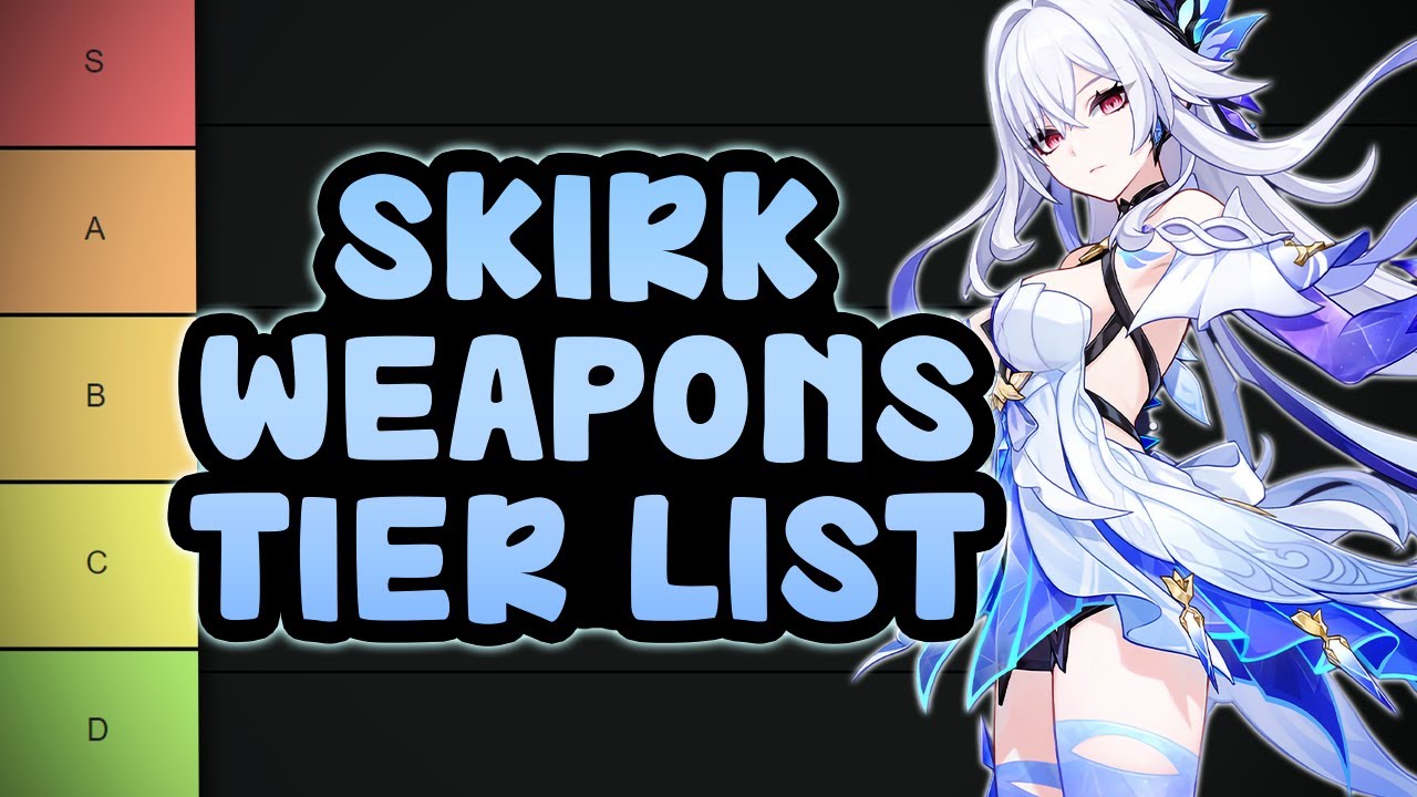 Skirk Weapons (Swords) Tier List | Genshin Impact 5.7 - YouTube
