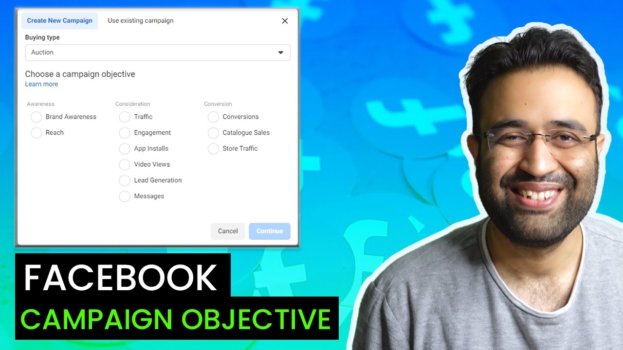 Facebook Campaign Objective | Step By Step Guide | 2022 - YouTube