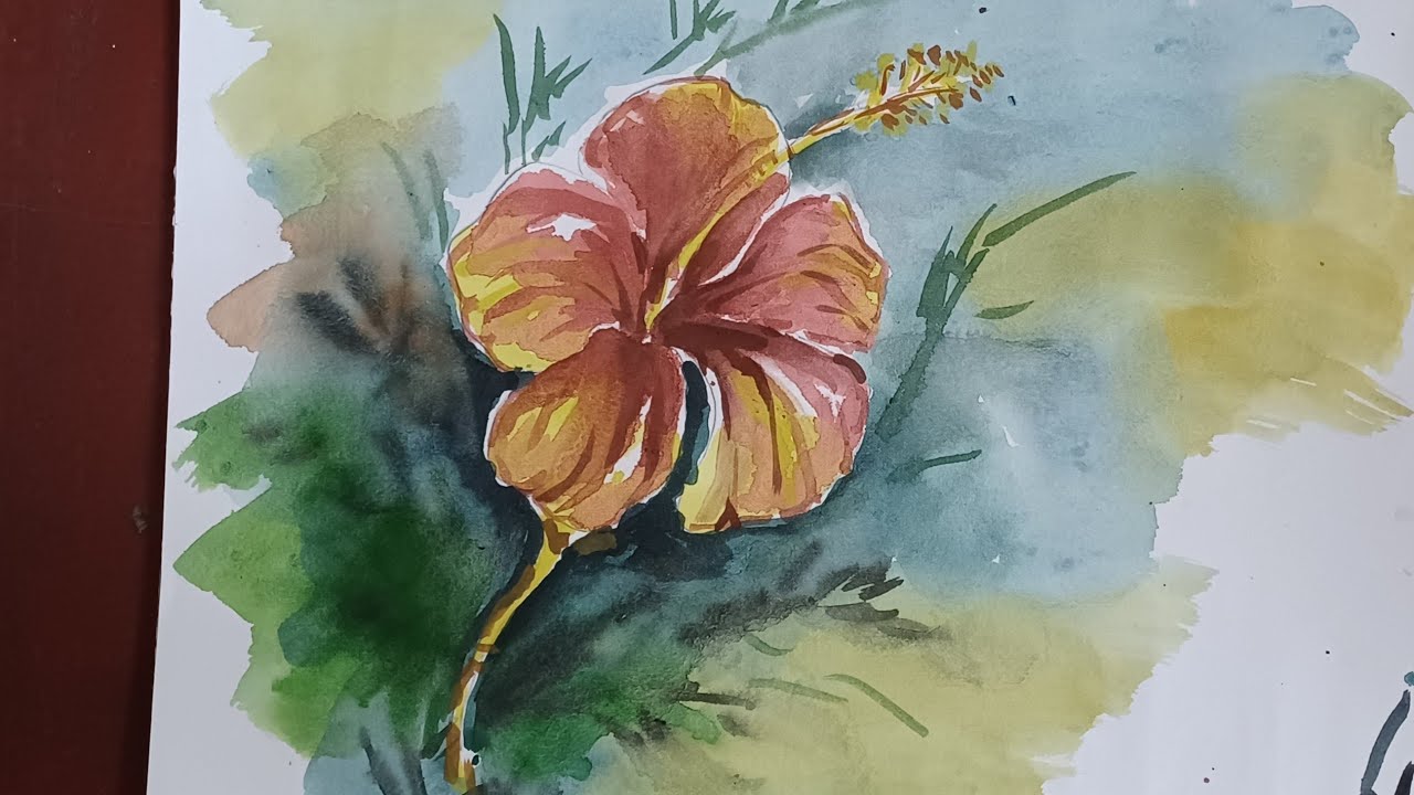 Joba Ful Drawing with watercolor - YouTube