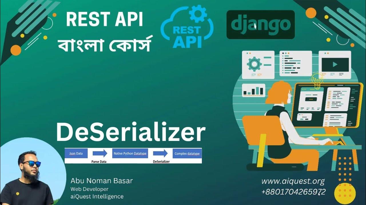 Django Bangla Tutorials for Begineers | How DeSerializer Works in ...