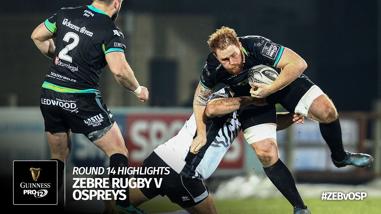 Round 14 Highlights: Zebre Rugby v Ospreys Rugby | 2016/17 season - YouTube