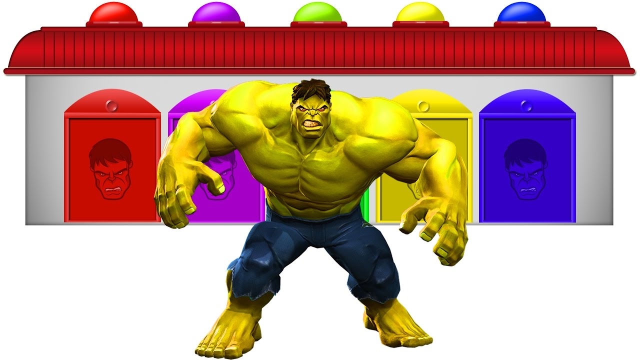 Learn Colors with Hulk !!! Color for Kids and Toddlers Education ...