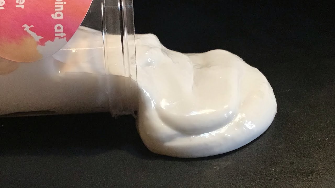 How to make milk slime - YouTube