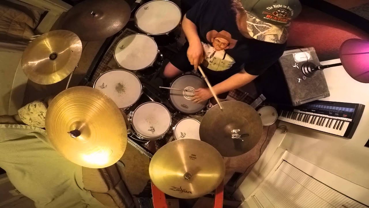 Hank Williams Jr Blues Man Jay Hayslip Jr playing drums - YouTube