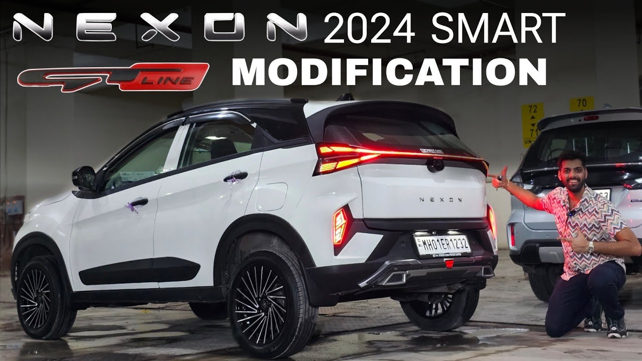 NEXON 2024 SMART GT LINE UPGRADE WITH TATA GENUINE POWER WINDOW,ORVMS ...
