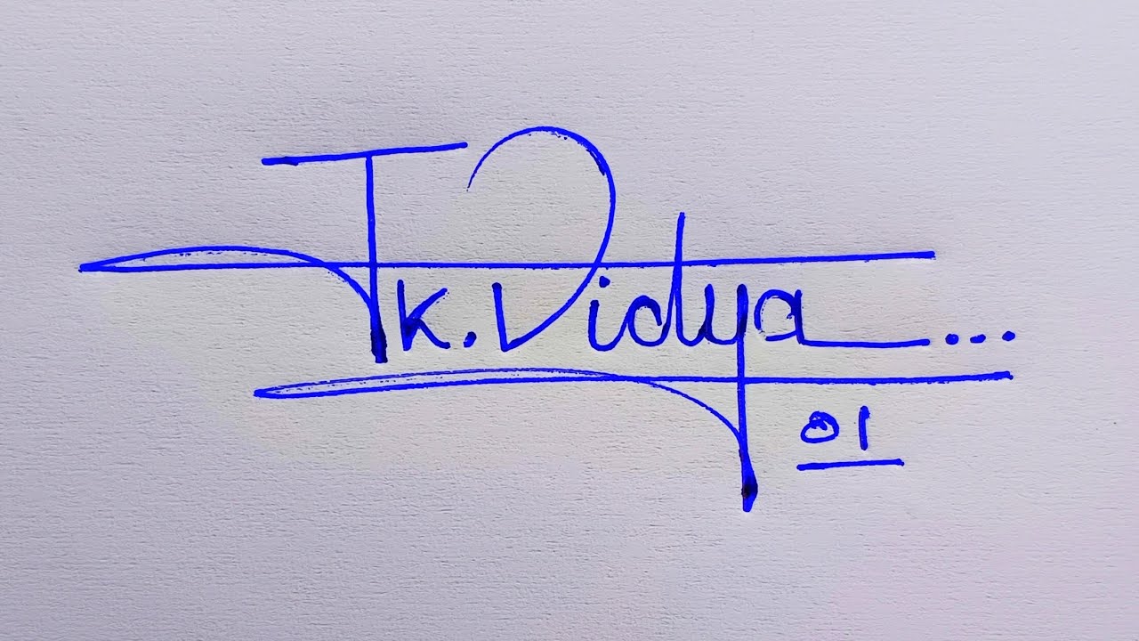 Signature | Design | Satish Calligraphy #signature #satishcalligraphy # ...