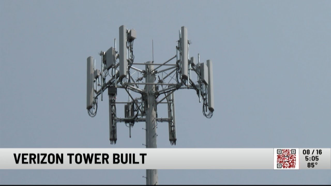 New Verizon Cellphone Tower in New Hartford - YouTube