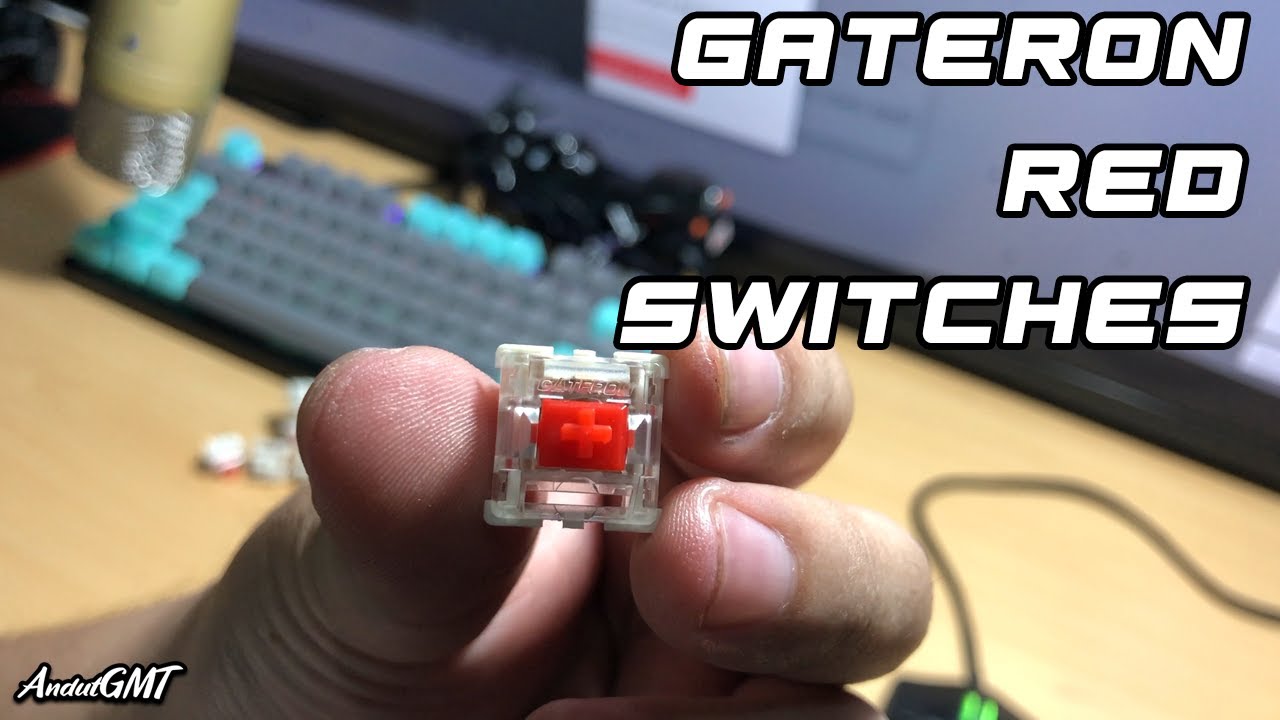 Gateron Red Switches Stock vs Gateron Yellow Lubed Sound ASMR | Tecware ...