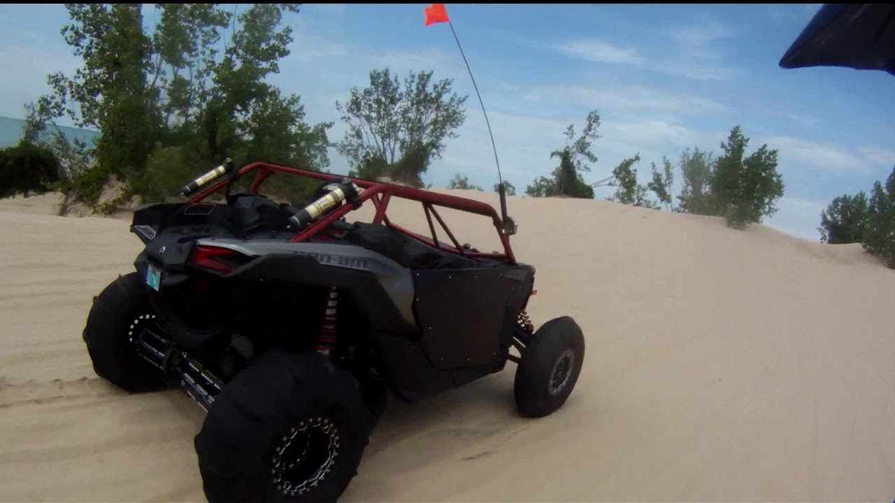 Chasing a 2 seat Can Am Silver Lake Sand Dunes 8 11 19 - YouTube