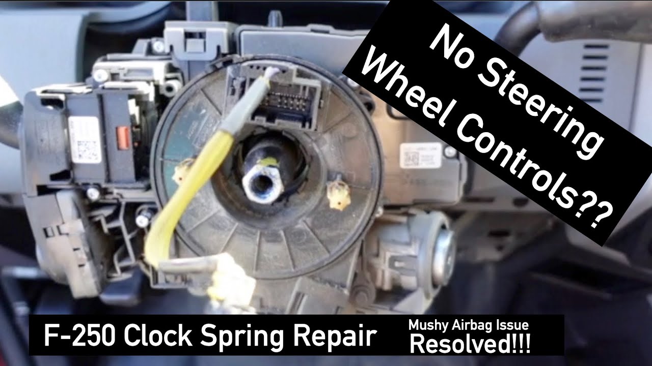 2015 F-250 Clock Spring Repair - YouTube
