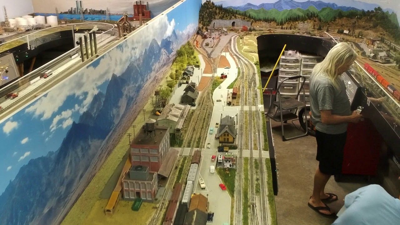 A Drone's Eye View of Treasure Coast Model Railroad - YouTube