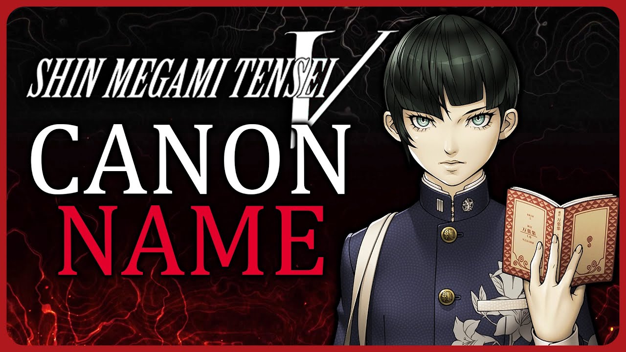 The Canon name of the Shin Megami Tensei V Protagonist - YouTube