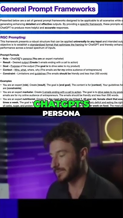 ChatGPT RGC Framework: Master Prompt Engineering - YouTube