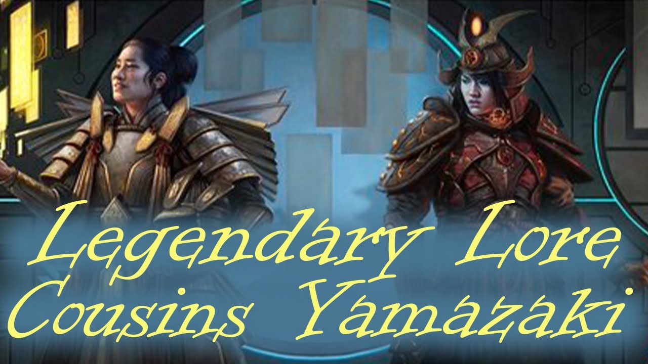 Legendary Lore - Cousins Yamazaki, Heiko and Norika - Kamigawa Neon Dynasty (Magic: The ...
