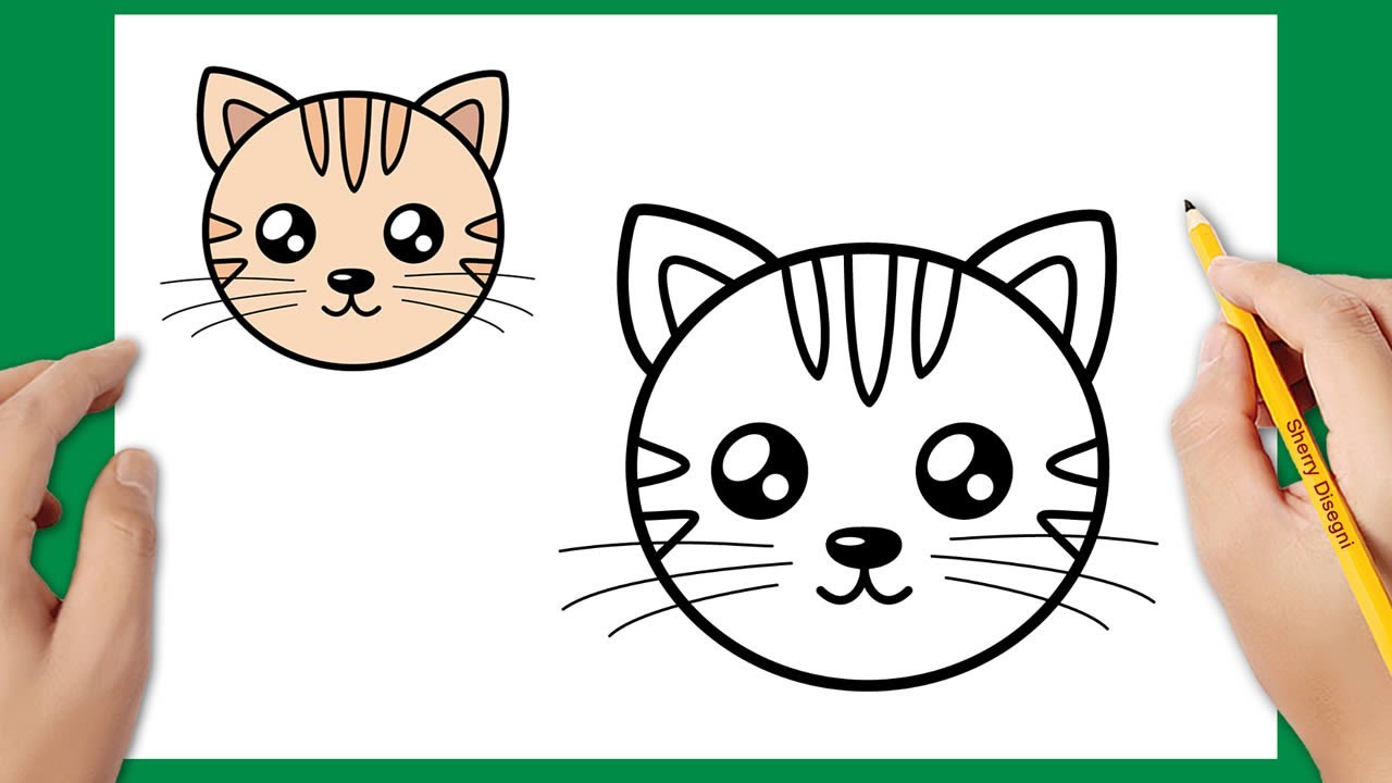 Come disegnare un gatto kawaii - YouTube