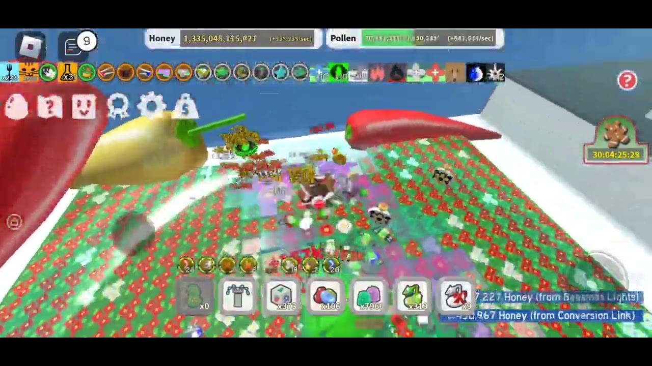 2 minute grind on the pepper patch in BSS - YouTube