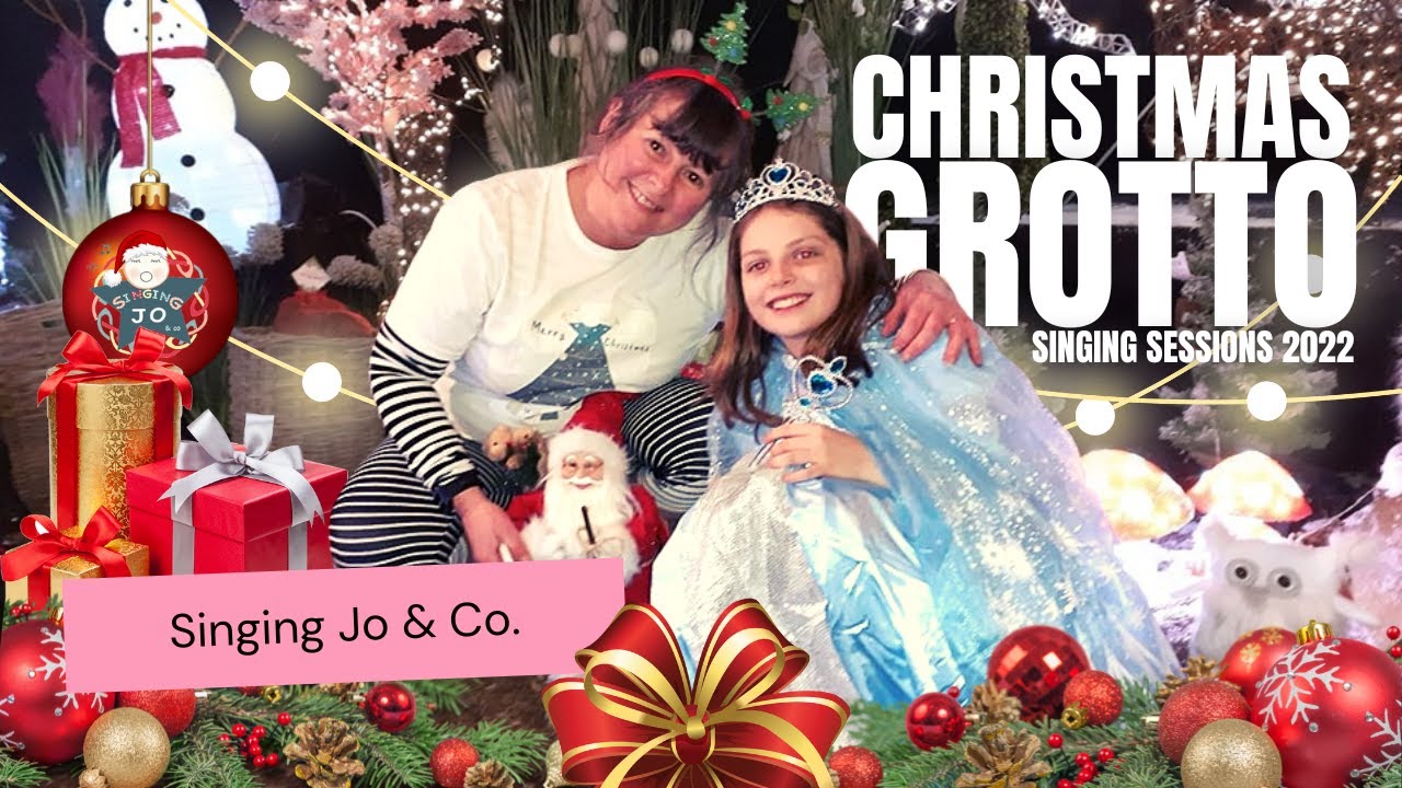 Christmas Singing in the Grotto 2022 | Songs for Infants | Singing Jo ...