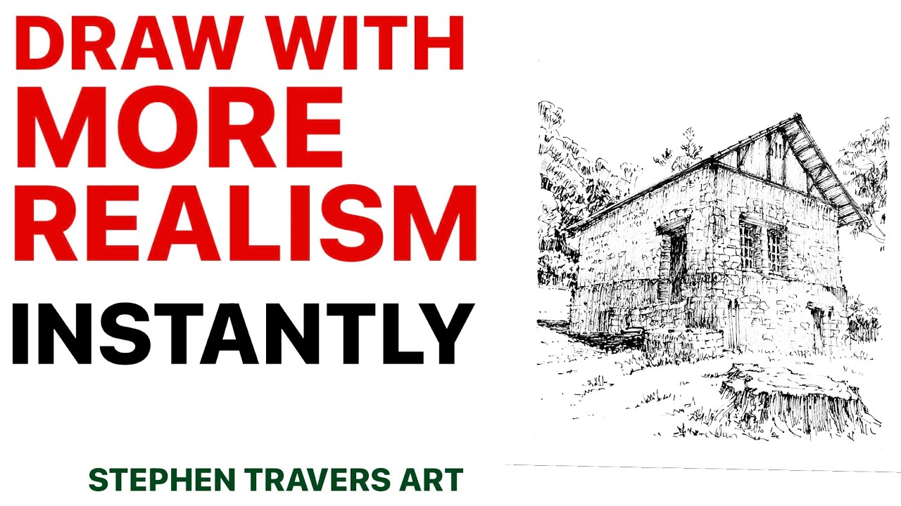 Fast Way to Make Your Drawing Look More Realistic1 - YouTube