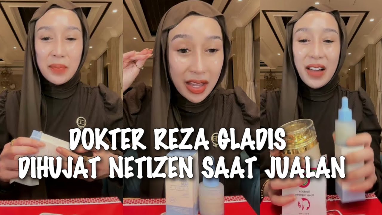 MIRIS√√ DOKTER REZA GLADIS PANEN HUJATAN NETIZEN SAAT BERJUALAN ...
