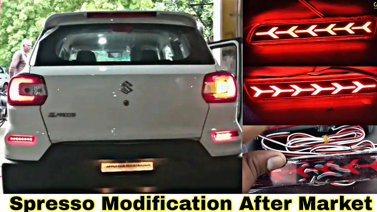 Spresso Modified After Market || Car Accessories || Reflector light ...