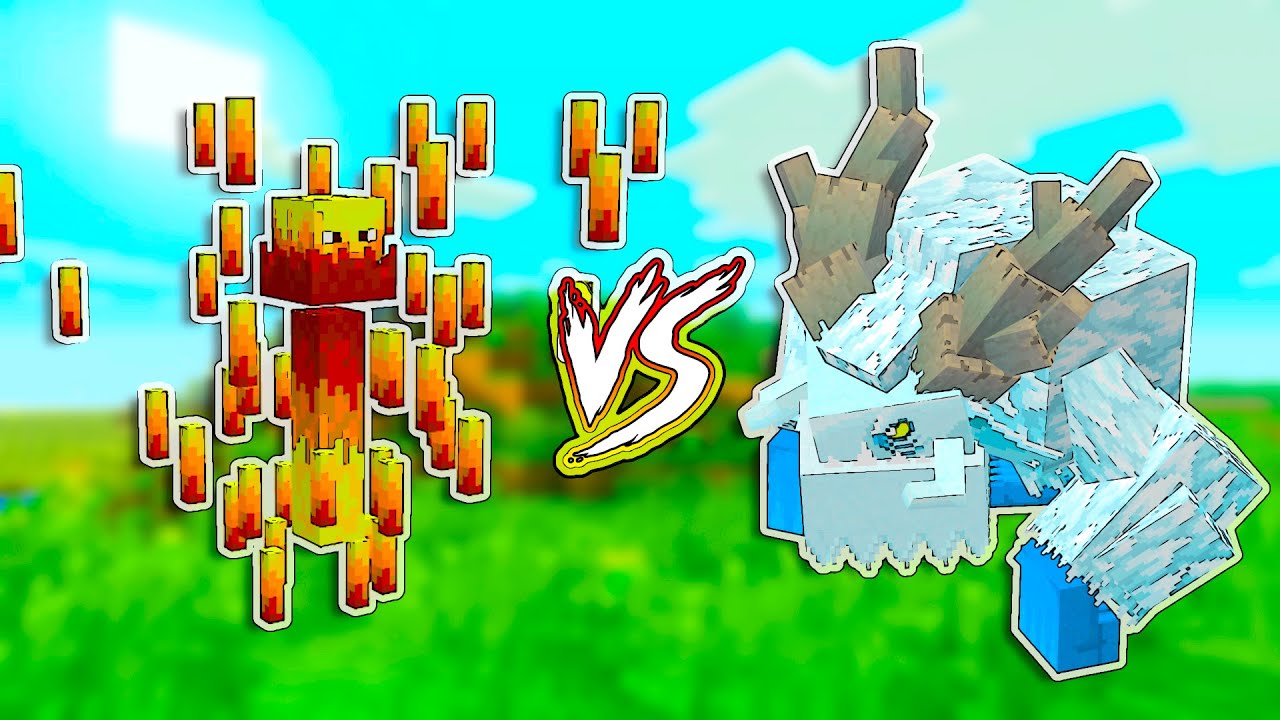 Mutant Blaze VS Frostmaw || [Minecraft Mob Battle] - YouTube