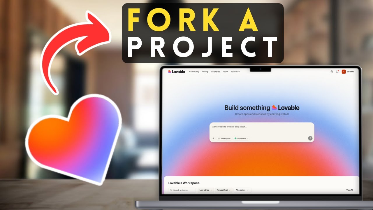 How to Fork a Lovable Project | Lovable Tutorial (2025) - YouTube