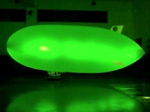 4.5meter LED blimp - YouTube