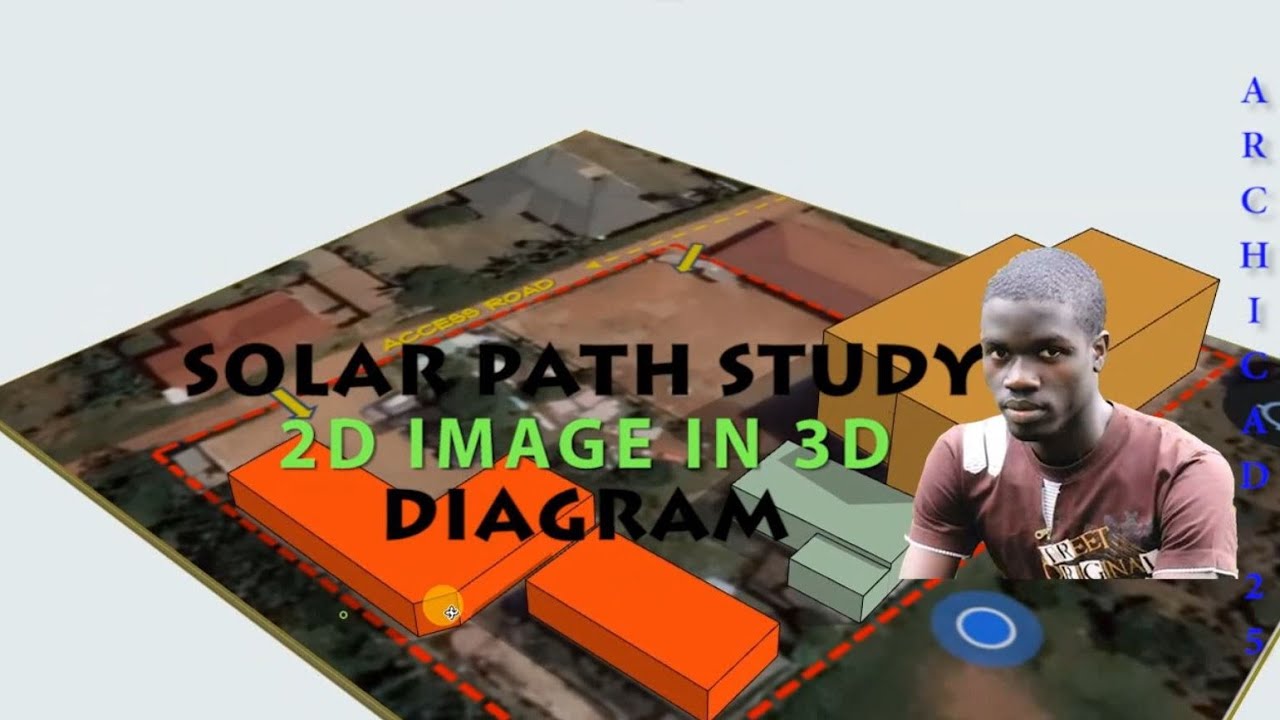 Placing Google earth IMAGE IN 3D ArchiCAD Model. - YouTube