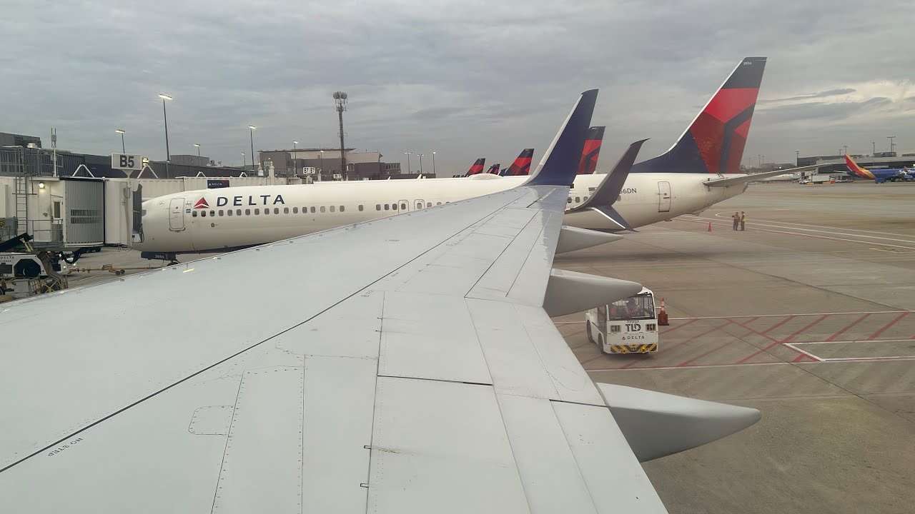 Delta Airlines 757 Taxi and Takeoff From Atlanta Airport! - YouTube