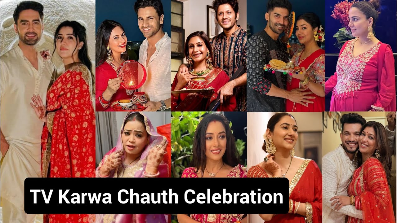 TV Celebs Karwa Chauth: Rohit Purohit, Surbhi Chandna, Shraddha Arya ...