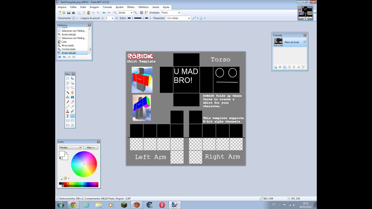 Roblox How to Create U MAD BRO Shirt!! - YouTube