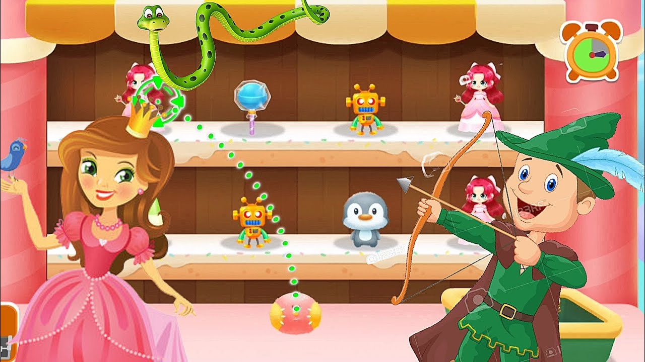 Ball Throwing & Archery Game For Win Toys | Pop Pop Kids - YouTube