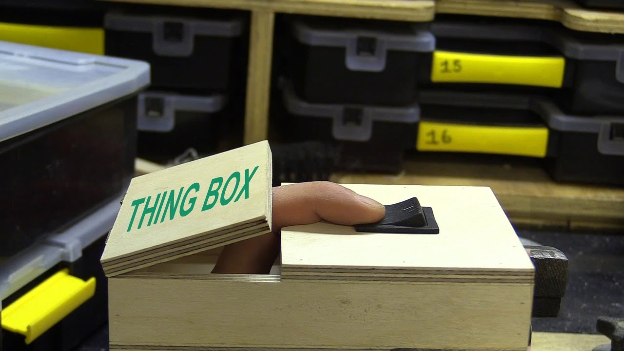 Manual Useless Machine / Leave Me Alone Box - YouTube