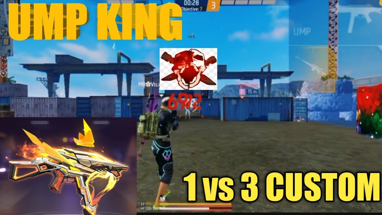 ## free fire ## new video ## 1 vs 3## ump king ## - YouTube