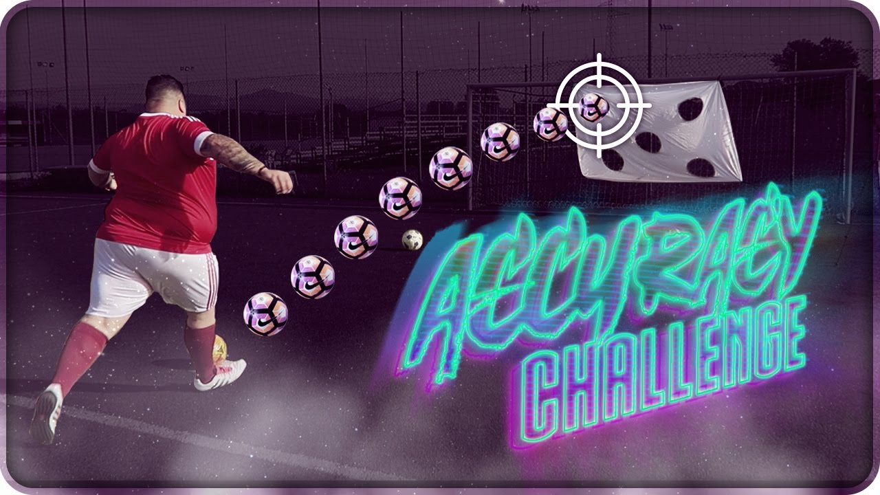 ACCURACY FOOTBALL CHALLENGE !!! - YouTube