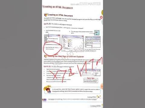 Class 7th Computer Chapter 4 Learning HTML - YouTube