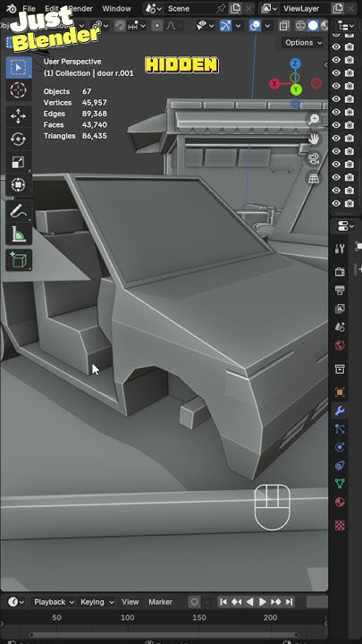 How to Hide Object in Blender #blendertutorial - YouTube