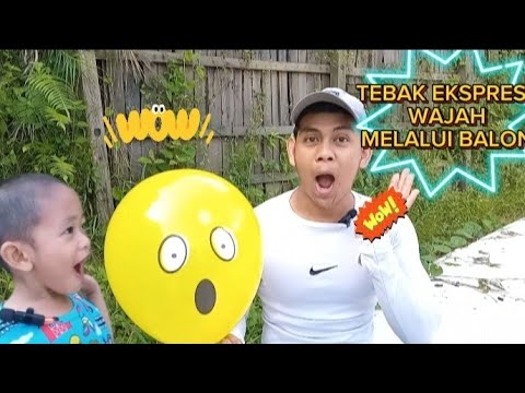 BELAJAR DAN BERMAIN MENGEKSPRESIKAN WAJAH MELALUI BALON EMOJI | Uwais ...