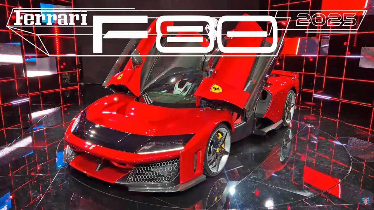 New 2025 Ferrari F80 Hypercar Revealed | Exhaust Sound, Specs ...