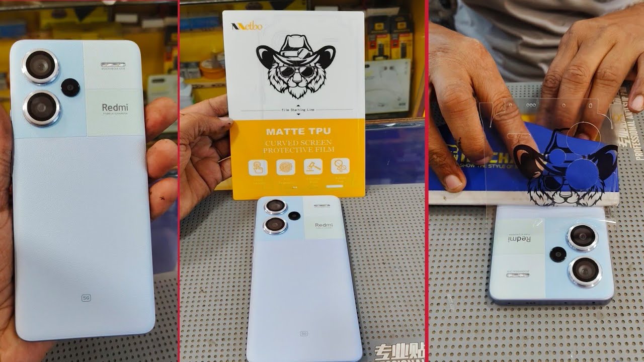 Redmi Note 13 Pro Plus 5g Back Glass Protector / Redmi Note 13 Pro Plus ...