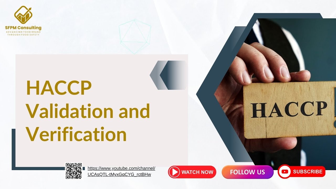 Confused about HACCP validation and verification? - YouTube